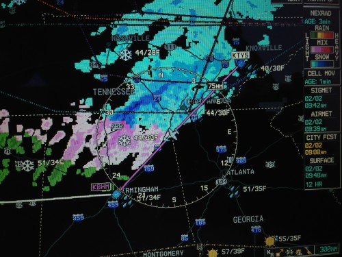 XM weather display – The House of Rapp
